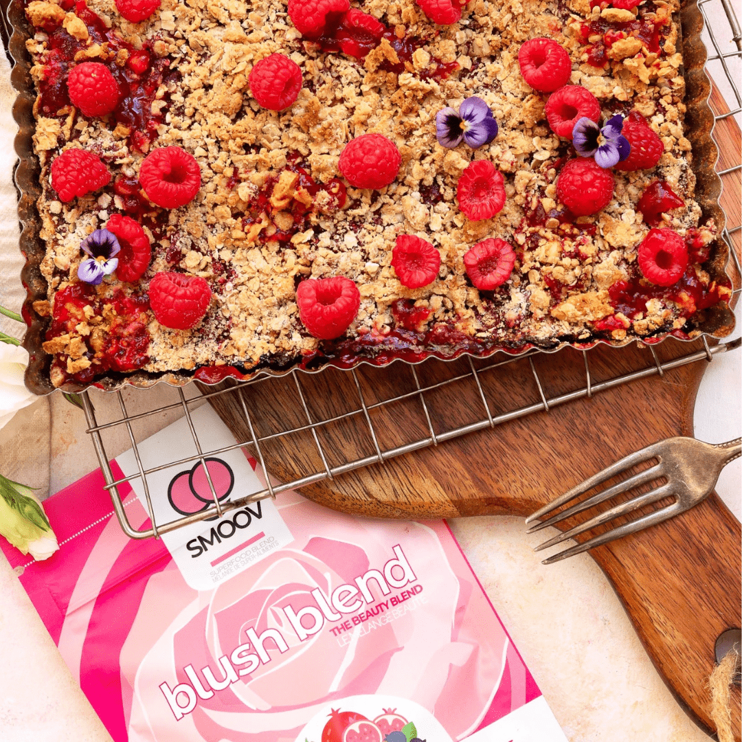Blush Raspberry Crumble Bars | SMOOV – SMOOV.ca