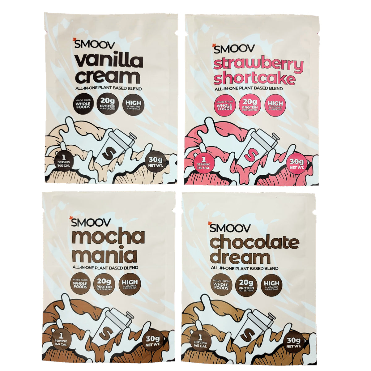 All-In-One Protein & Superfood Blends - Plant Based | SMOOV – SMOOV.ca
