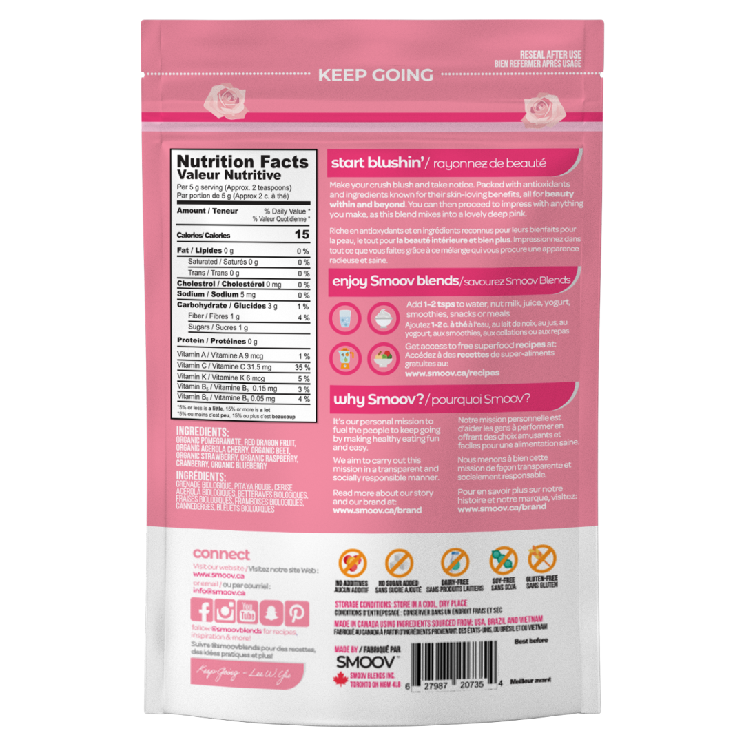 Blush Blend | Beauty Superfoods | Healthy Skin, Hair & Heart - Smoov ...